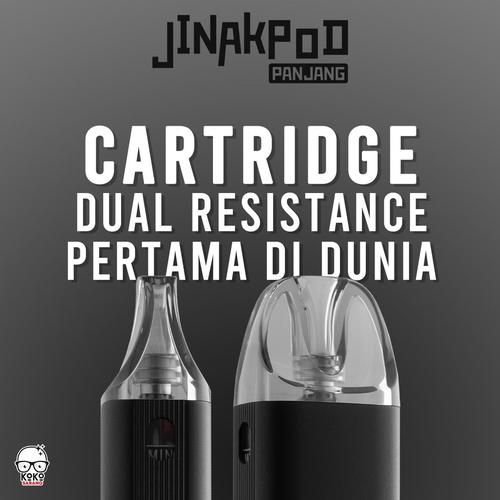 Jual CARTRIDGE NEW JINAK POD PANJANG DUAL RESISTANCE 100% AUTHENTIC ...