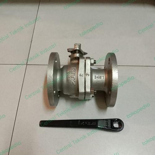 Jual Ball valve Kitz flange jis10k Stainless 3" inch DN80 - Jakarta Barat - Central Teknik ...