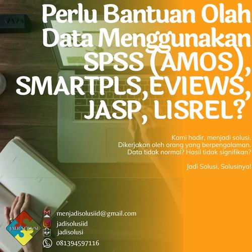 Jual Olah data SPSS (AMOS), SMARTPLS, LISREL - Kota Cimahi - Jadi Solusi | Tokopedia