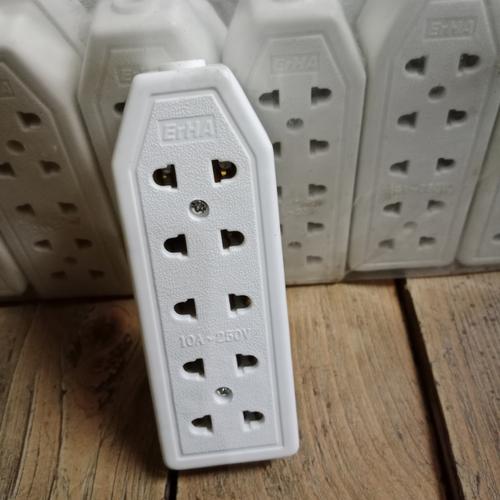 Jual stop kontak gepeng 5lubang , stop kontak serbaguna terminal ...