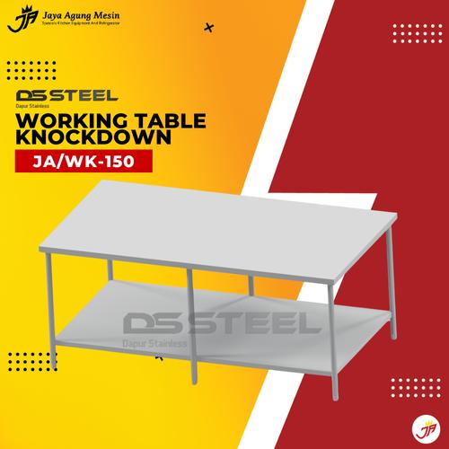 Jual Working Table Knock Down SS 201 Uk 150x70x85 CM / JA-WK150 - Kota ...