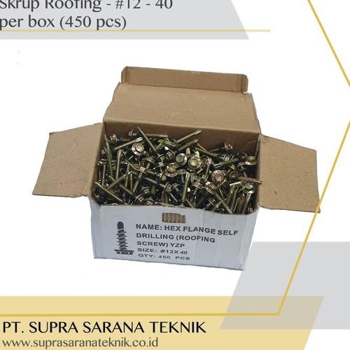 Jual Ready || Baut Roofing 12X40 4Cm Atap Spandek Supradek Sekrup Skrup ...