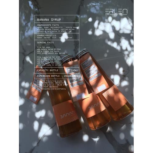 Jual ERLEN Banana Flavored Syrup - Sirup Rasa Banana - 1liter - Kab ...