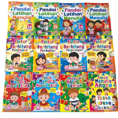 Jual BUKU LANCAR MEMBACA DAN PANDAI MENULIS (A5) BUKU PINTAR MASUK SD I ...