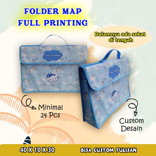 Jual Souvenir Ultah Tas Folder Map Anak Custom Tempat berkas alat tulis ...