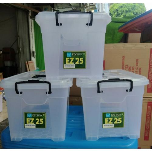 Jual Box Container Gagang CB 25 Liter EZY Putih Shinpo Handy Kontainer ...