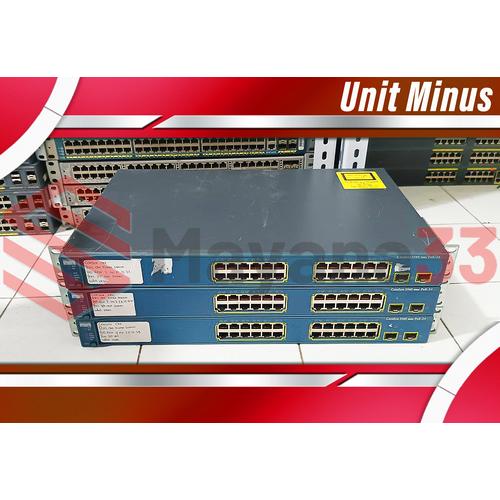 Jual Switch Hub POE Cisco Catalyst 3560 24 Port 2 Port SFP Uplink ...