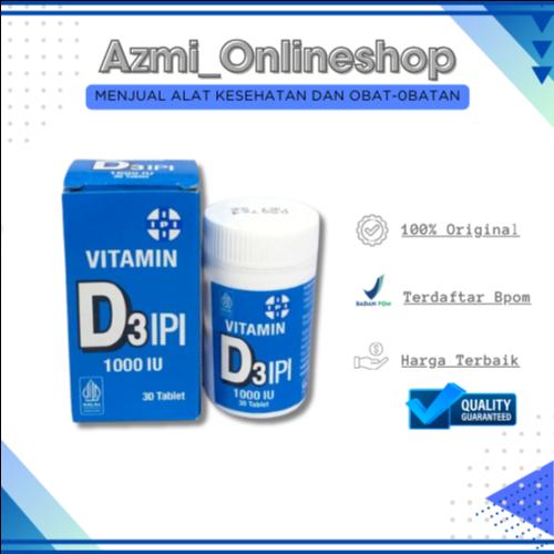 Jual Vitamin D3 1000 IPI Botol isi 75 tablet - Jakarta Selatan - Azmi ...