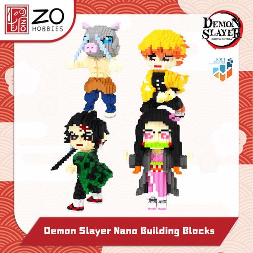 Jual Nano Blocks Building Blocks Demon Slayer Medium 3D Model - Mainan ...