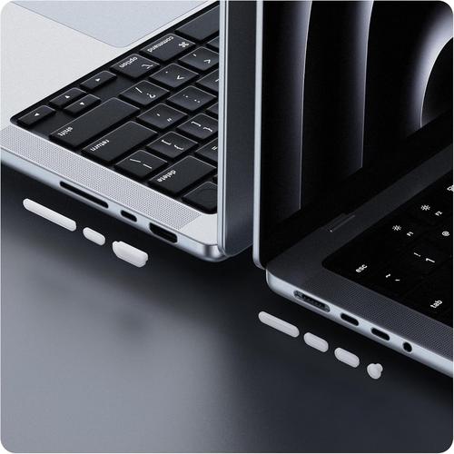 Promo Dust Plug Cover Silicone Laptop/MacBook Air Pro 13/14/15/16 Inch ...