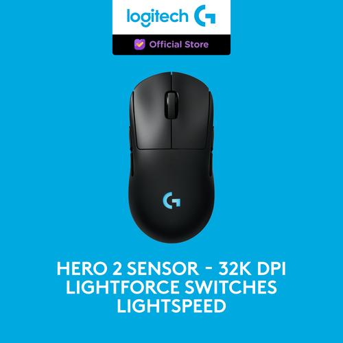 Promo Logitech G PRO 2 LIGHTSPEED Wireless Gaming Mouse, Mouse Tangan ...