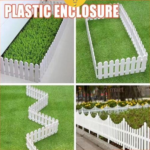 Jual Pagar Kebun / Pagar Plastik / Pagar Plastik Pvc Putih Pagar Jalan ...