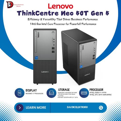 Jual LENOVO THINKCENTRE NEO 50T GEN 5 I7-14700 32GB RAM 1TB SSD 2TB HDD ...