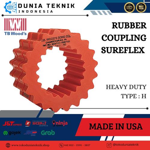 Jual TB WOODS SUREFLEX RUBBER COUPLING H11 HEAVY DUTY RPM ELEMENT ONLY ...