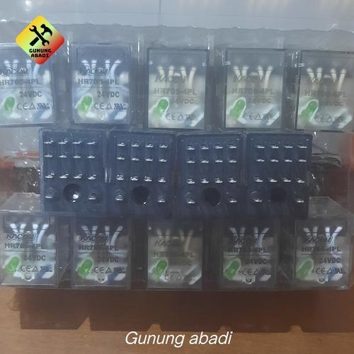 Jual relay kacon HR705-4PL 24vdc - Jakarta Barat - warna sukses | Tokopedia