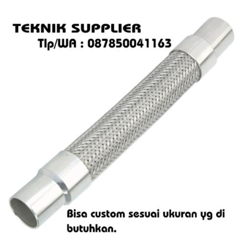 Jual Flexible hose metal 2 inch x 1meter conector pipa stainless 304 ...