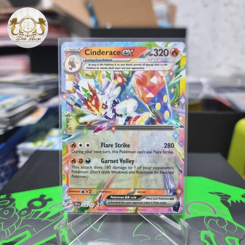 Jual Cinderace EX 028/142 (Stellar Crown) - Kartu Pokemon TCG English ...