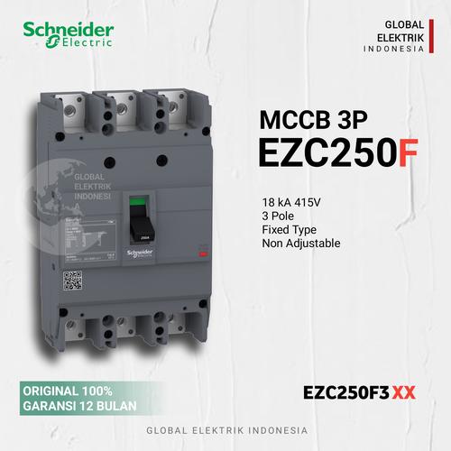 Jual MCCB 3P 100A 18KA EZC250F Breaker EasyPact 3 Phase SCHNEIDER EZC250F3100 - Jakarta Barat ...