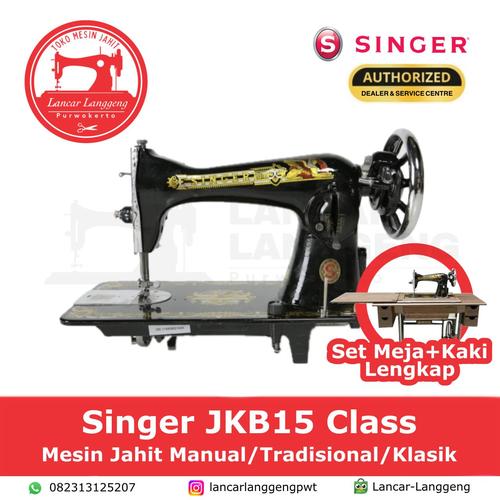 Jual Mesin Jahit Manual/Tradisional Singer JKB15 Class (FULL SET) - Set ...