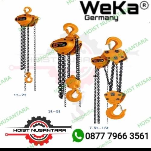 Jual CHAIN BLOCK TAKEL 3 TON X 15 METER WEKA GERMANY( BERCERTIVICATE ...