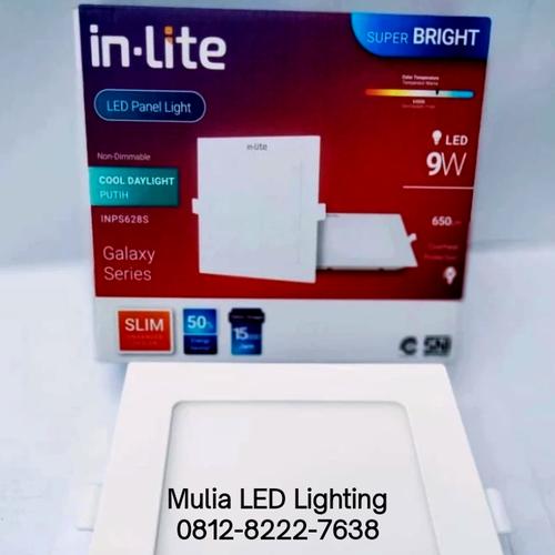 Jual Inlite Downlight Panel light Inbow Kotak 9 Watt 9Watt Series ...