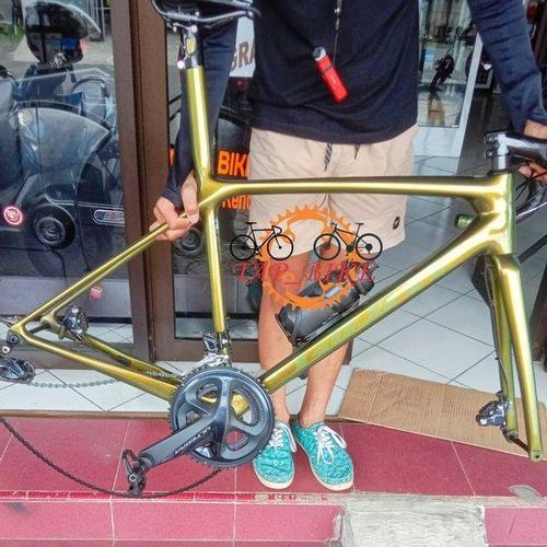 Jual Frame Set Giant Tcr Advanced Sl Isp Disc Brake Chameleon Ff Size S ...