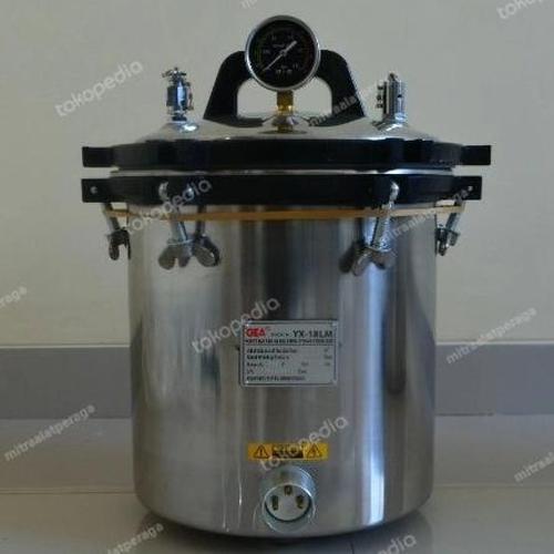 Jual READY autoklaf 18 liter timer , Autoclave 18 liter timer sudah ...