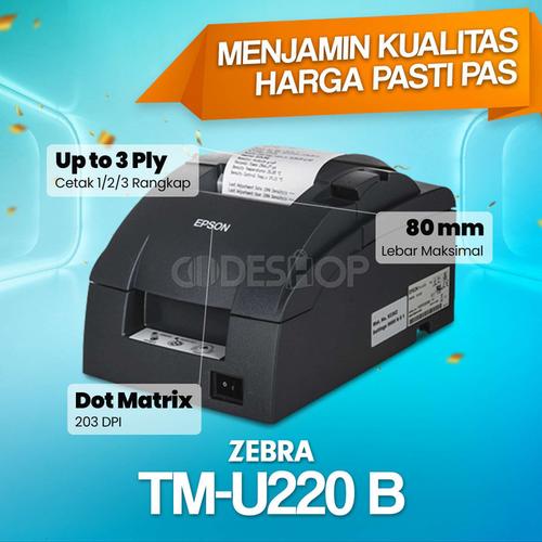 Jual Printer Kasir Dot Matrix Epson TMU-220B TMU220B Cetak Struk Kasir ...