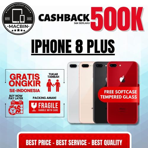 Jual IBOX| iPhone 8 Plus 256GB 256 64GB 64 Second Black Gold Silver Red ...