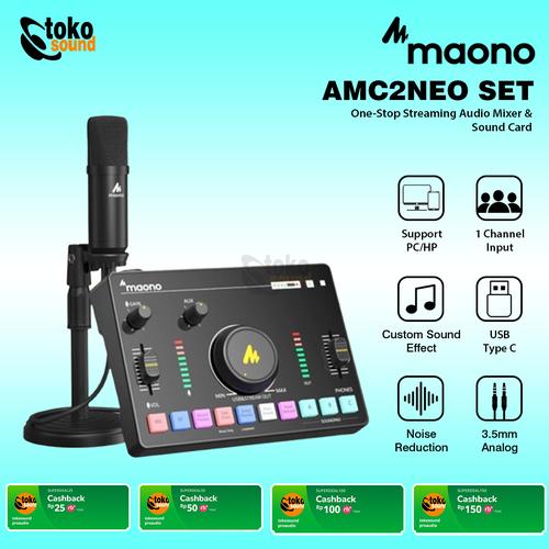 Jual Maonocaster AMC2 NEO Set Bundling - One Stop Streaming Audio Mixer ...