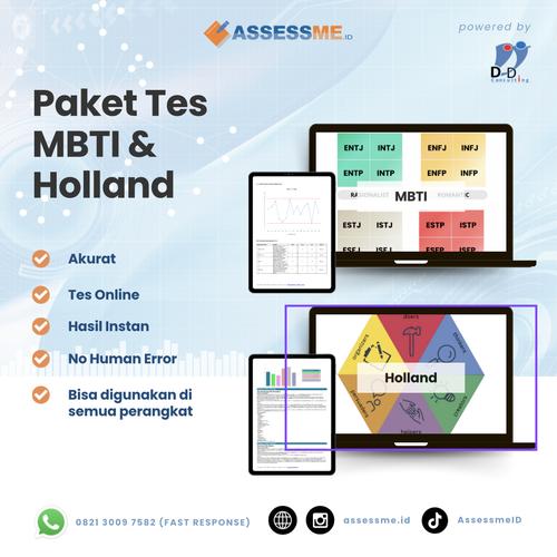 Jual Paket Tes Psikologi (2 Alat Tes): MBTI & Holland - Premium ...