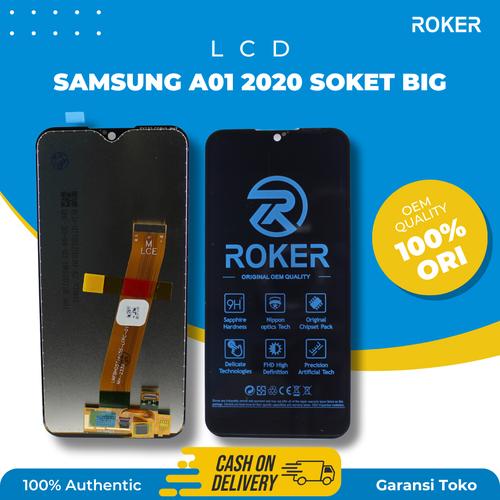 Jual LCD SAMSUNG A01 2020 A015 KONEKTOR BESAR LCD TOUCHSCREEN FULLSET ...