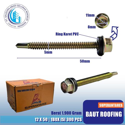 Jual baut roofing 5cm | baut roofing 12x50 - Jakarta Barat - Surya ...