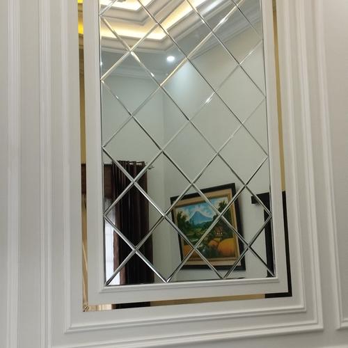 Jual kaca cermin bevel dekorasi dinding costum tebal 5mm - 80×120cm ...