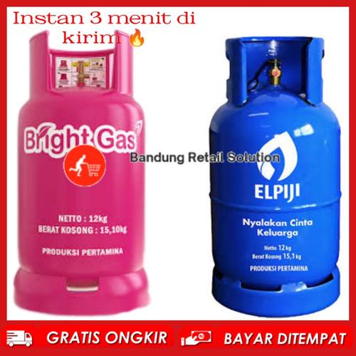Jual Tabung Bright Gas 12kg (REFILL) Tabung Gas LPG 12kg Tabung Gas ...