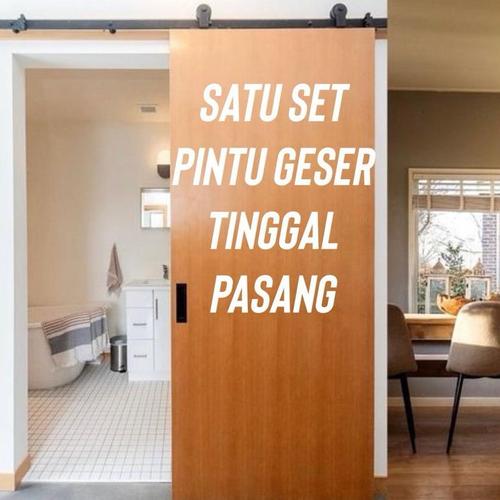 Jual Pintu Sliding Satu Set untuk Kamar Modern: Ready Stok, Murah ...