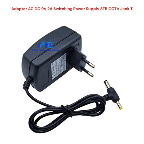 Jual Adaptor AC DC 9V 2A Switching Power Supply STB CCTV Jack T ...