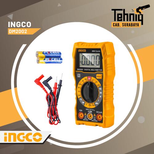Jual Ingco Multi Meter Tester DM2002 / Multitester Dan Multimeter ...