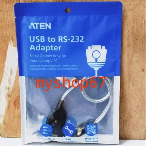 Jual usb to serial ATEN usb to RS232 - Jakarta Pusat - myshop67 | Tokopedia
