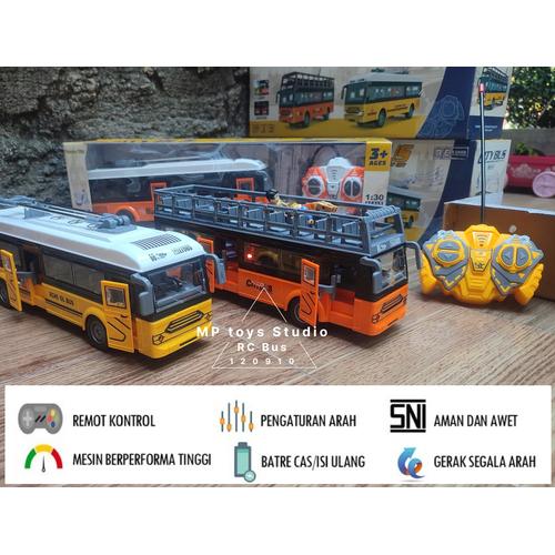 Jual mainan radio kontrol bus sekolah rc bus toy rc bus besar rc car school bus rc bisa sekolah ...
