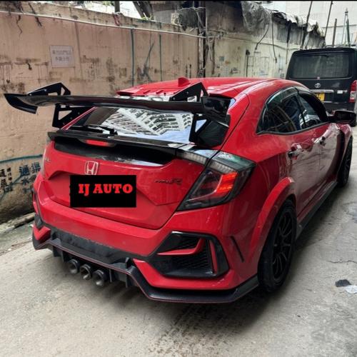 Jual Spoon Sports Crane neck wing Civic hatchback/type r fk8 dry carbon ...