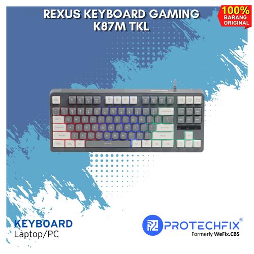 Jual REXUS KEYBOARD GAMING K87M TKL - Kota Medan - Protechfix | Tokopedia