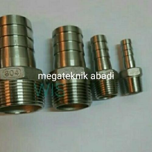 Jual Neple selang 2,5 inch stainless king neple 2,5 inch hose nepel 2,5 ...