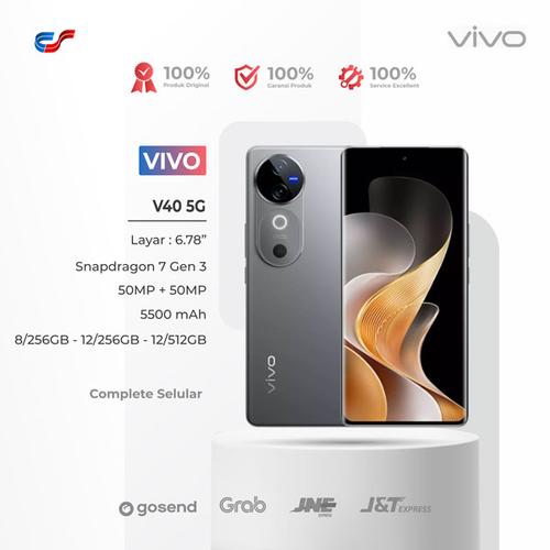 Promo VIVO V40 5G 8/256GB 12/256GB 12/512GB - Garansi Resmi - PEACH, 12/256GB Cicil 0% 3x - Kab ...