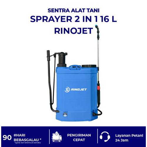 Jual Sprayer 2 in 1 Knapsack Rinojet Double Fungsi Manual Elektrik ...