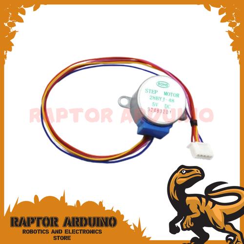 Jual Stepper Motor 5v 4 Phase 5 Wire 28BYJ-48-5V Gear Step DC Motor 5 volt - Kota Malang ...
