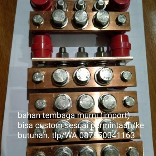 Jual busbar tembaga 5mm x 30mm x 150mm - busbar grounding - tembaga ...