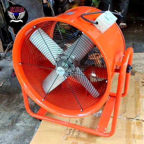 Jual kipas blower portable ventilator 24" 380V/3 phase kaki roda Weka ...
