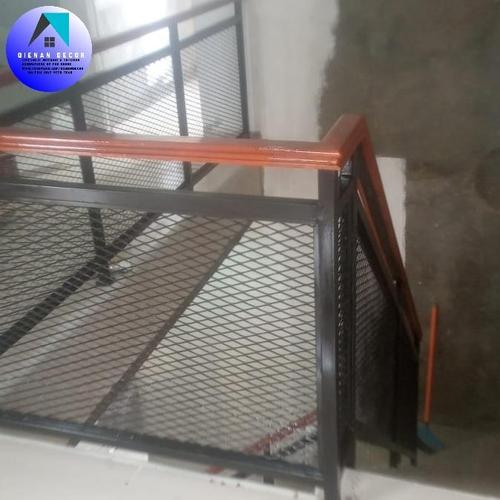 Jual railing tangga minimalis besi galvanis expanda - Jakarta Timur ...