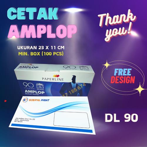 Jual PRINT CETAK AMPLOP JENDELA KIRI - Kab. Bekasi - Soeryaprint | Tokopedia